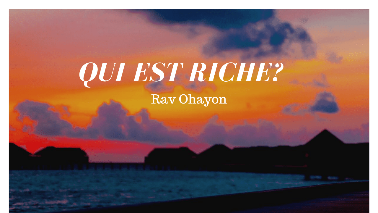 Qui est riche? - Joie 2 Vivre