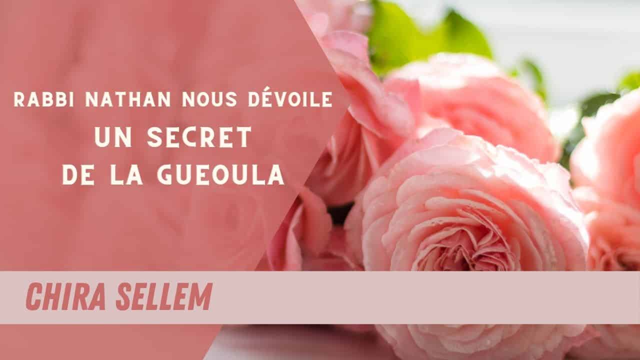 Rabbi Nathan nous dévoile un secret de la Gueoula - Joie 2 Vivre
