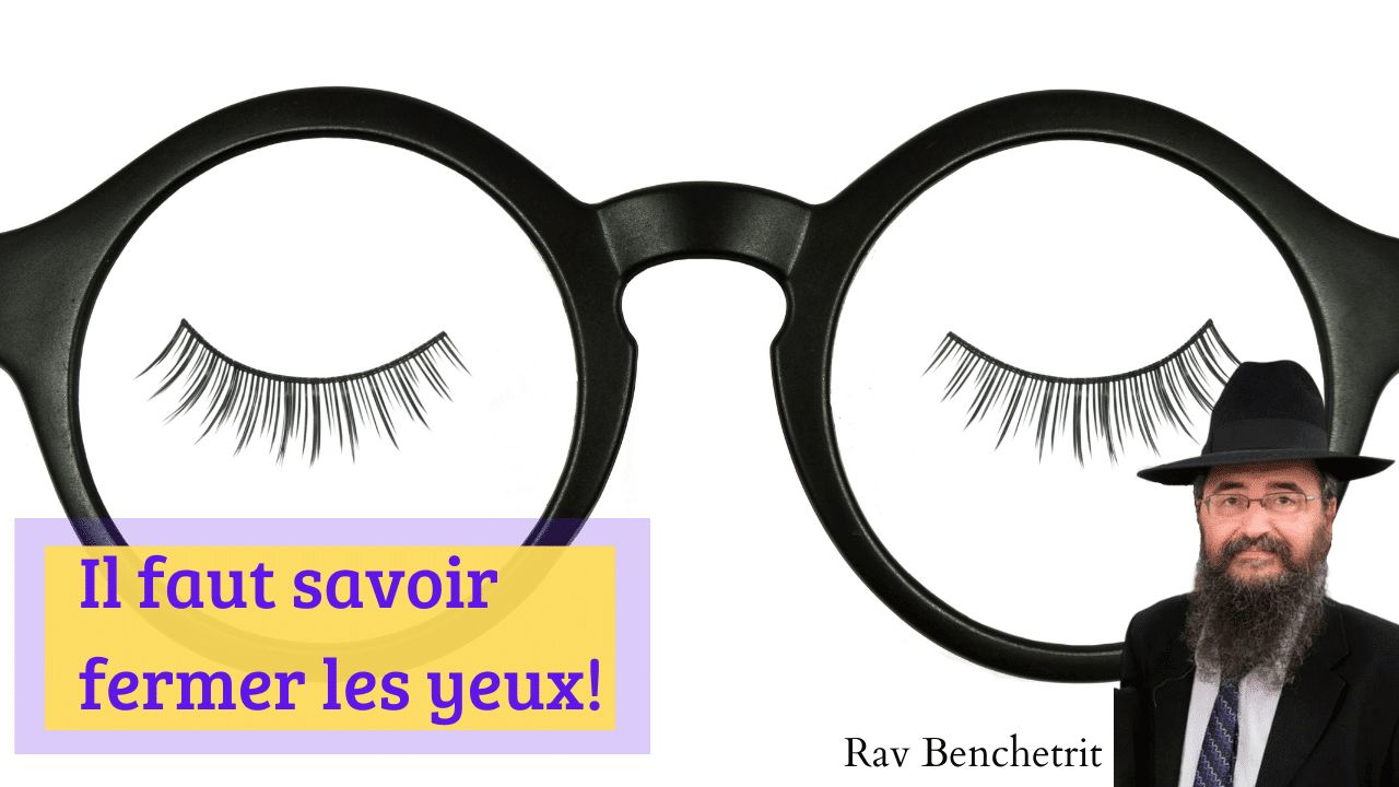 Il faut savoir fermer les yeux! - Joie 2 Vivre
